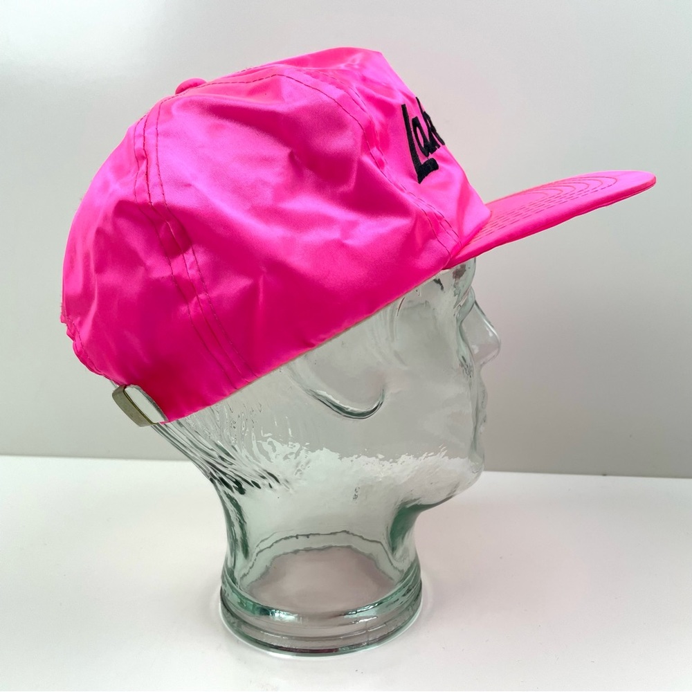 Vintage Lake Tahoe Embroidered Hot Pink Snapback Nylo… - Gem